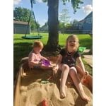 Step2 Naturally Playful Sandstone Beige Plastic Sandbox Toy with Cover ...