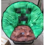 Minecraft 30" Oversized Folding Saucer Chair, Green, Polyester ...