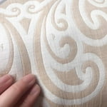 Nanshing Devi 9 Piece Scroll Transitional Comforter Set, Queen, Gold ...