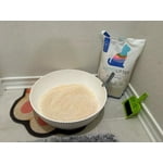 PrettyLitter Linnea Round Open Top Cat Litter Box with Non-Stick ...