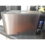 Elite Gourmet ECT-3100 Electric 4 Slice Wide Long Toaster - Walmart.com