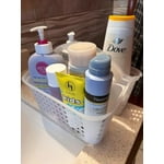Mainstays Small Portable Shower Caddy Frost Plastic - Walmart.com