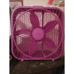 Lasko 20" Cool Colors 3-Speed Box Fan with Weather-Resistant Motor ...