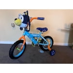 Bluey 12-Inch Kids BMX Bike with Training Wheels, Plush Bag, Steel ...