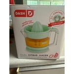 Dash Go Electric Dual Citrus Juicer for Large and Small Fruits, 1 Quart ...