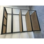 "REIBII 48""W Heavy Duty Metal Shelving, 3000LBS Adjustable Storage, 48 ...