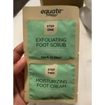 Equate Exfoliating Foot Scrub and Cream Combo Kit, Revitalize and ...