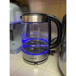 Farberware Royal 1.7L Electric Water Boiler, Glass and Stainless Steel ...