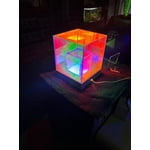 Merkury Innovations Infinity Cube Night Light - Iridescent Effect ...