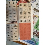 Script Alphabet & Numbers Wood Stamp Set by Recollections - Woods ...