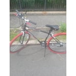 Free Shipping! Kent 700c Men's Thruster Fixie Bike, Black/Red - Walmart.com