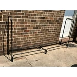KingSo 8Ft Outdoor Heavy Duty Log Rack, Steel Firewood Holder with ...