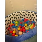 Battat Hop in Foam Ball Pit with 65+ Balls and Washable Cover, Toddler ...