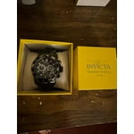 Invicta Men's 0076 Pro Diver Chronograph Black Ion-Plated Stainless ...