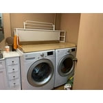 GDLF Washer Dryer Countertop Laundry Guard with Shelf, 54"x27.55 ...