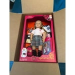 Our Generation 18inch Posable Doll with Storybook & Accessories - Hally ...