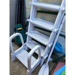 "Aqua Select Heavy Duty Above Ground Pool Ladder, A-Frame 48"", 52 ...