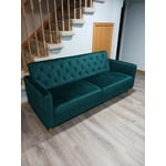 CosmoLiving Solid Wood Sofa Bed, Modern Contemporary Couch with Storage ...