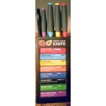 Tasty 15 Piece Stainless Steel Knife Block Set, Multicolor Cooking ...