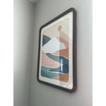 Mainstays 22x28 Matted to 18x24 Walnut Rounded Corner Poster Frame ...