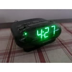 Sharp AM/FM Clock Radio with Dual Alarms, LED Green Display, Electric ...