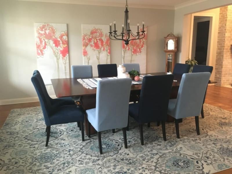 Sure Fit Stretch Pique Shorty Dining Room Chair Slipcover