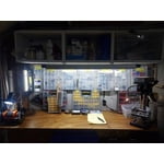STANLEY Work Bench LED Shop Light/Power Station (PSL1000S) - Walmart.com