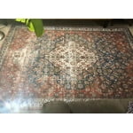 Loloi II Layla Printed Oriental Distressed Red / Navy Area Rug ...