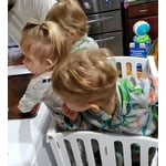 Guidecraft Montessori Wooden Children's Folding Double Kitchen Helper ...