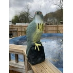 Falcon Decoy Bird Repellent Predator Flashy Reflective Eyes Owl Decoy ...