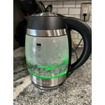 Chefman Lightning 1.8L Custom-Temp Electric Kettle, 1750W with Tea Infuser - Stainless Steel ...