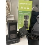 Merkury Innovations Modular Power Tower, 14 AC Outlets, 6 USB-A, 4 USB ...
