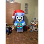 Airblown Inflatables Bluey Holiday Blow Up Xmas Decorations for Home ...