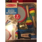 Melissa & Doug Music Makers 7-Piece Wooden Musical Instrument Set ...