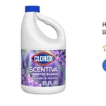 Clorox Scentiva Scented Bleach, Disinfecting Cleaner, Lavender and ...