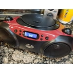 Blackweb Bluetooth CD Player with FM Radio, Red and Black - Walmart.com
