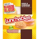 Lunchables Value Kit: Ham & Cheddar Cheese Cracker Stackers Kid Snack ...