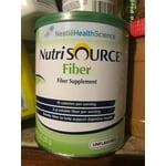 Nestle Nutrisource Unflavored Fiber Supplement Powder, 7.2 oz. Canister ...