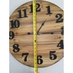 Better Homes & Gardens Wood Planks Clock, Natural Stain Finish, WMC222N ...