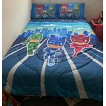 Hasbro PJ Masks Kids Twin-Size Bedding Set with Comforter and Sheets ...
