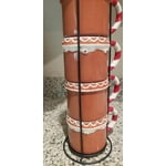 Holiday Time Gingerbread House Stackable Stoneware Mug with Metal Rack ...