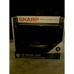 Sharp LED Digital Alarm Clock, Swivel Base, Silver Case, Red Display ...