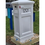 Step2 Atherton Reserve White Lockable Package Storage Mailbox, Plastic ...