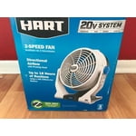 HART 20-Volt Cordless 2-Speed 7.5-Inch Fan (Battery Not Included ...
