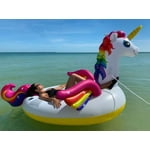 Intex Giant Inflatable Unicorn Island Pool Float for Kids & Adults ...