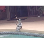 Design Toscano 15" Frederic the Little Fisherman of Avignon Boy Fishing ...