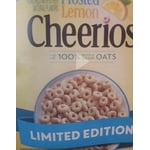Frosted Lemon Cheerios Cereal, Gluten Free, Limited Edition, Family ...