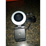 onn. Webcam with Ring Light w/3 LED Levels, Autofocus, Built-in ...