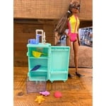 Barbie Marine Biologist Doll and Accessories, Mobile Lab Playset with ...