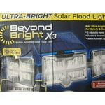 Beyond Bright X3 Ultra Bright Solar Flood Light, 270 Degree Beam ...